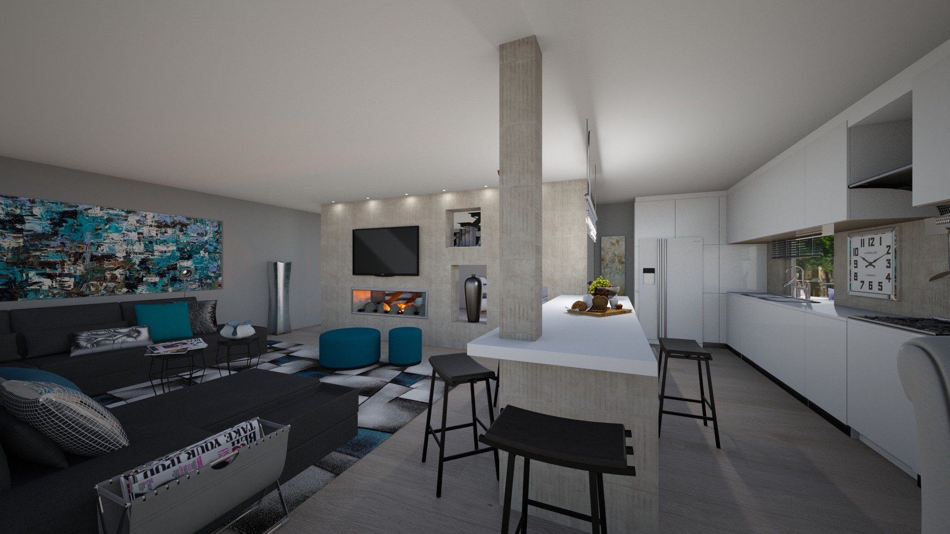 HELP! Reconfigure - Kitchen Living Dining - Roomstyler Forum